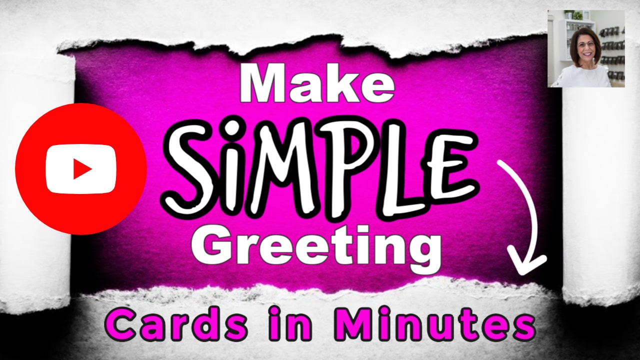 Make Simple Greeting Cards with Paper, Ink & a Few Minutes