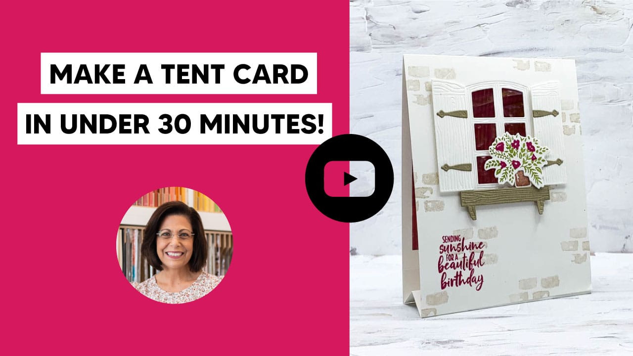 Tent Card Tutorial that is Sophisticated | Card Making in 30 Minutes