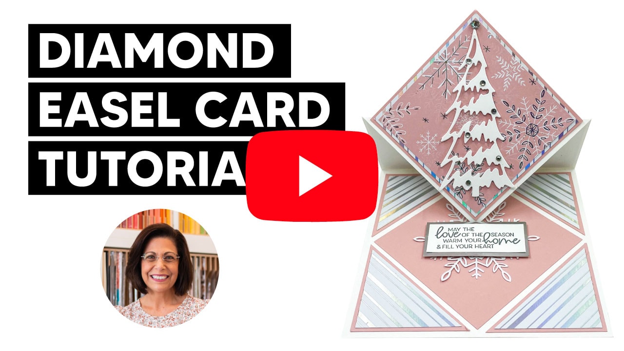 Make a Diamond Easel Fun Fold Card For Any Occasion with Lisa Curcio