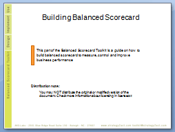 Balanced Scorecard Toolkit - Your Step-By-Step Manual