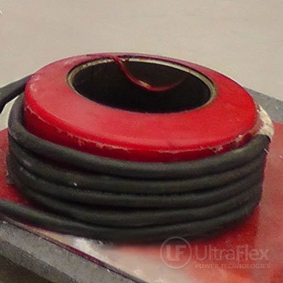 Induction Preheat of a Steel Rim for Tire Removal | Ultraflex