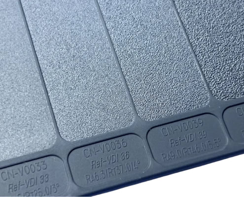 High-Quality VDI 3400 Texture Card - Fast Delivery 2-5 Days | Plastopia