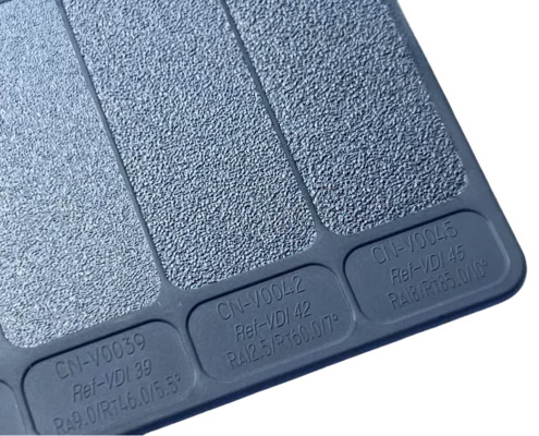 High-Quality VDI 3400 Texture Card - Fast Delivery 2-5 Days | Plastopia