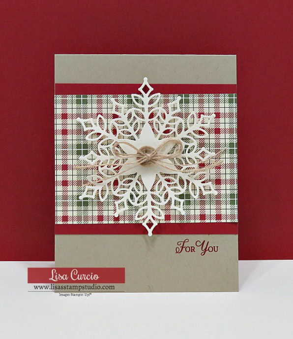 How to Make a Die Cut Snowflake Card - Lisa's Stamp Studio