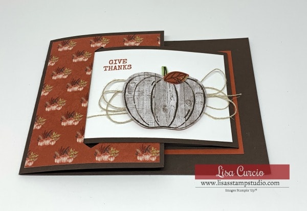 A Fun Fold Buckle Card that Will Blow Your Mind! - Lisa's Stamp Studio