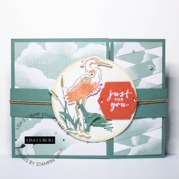 Use Designer Paper Scraps to Create Twisted Ribbon Cards - Lisa Curcio