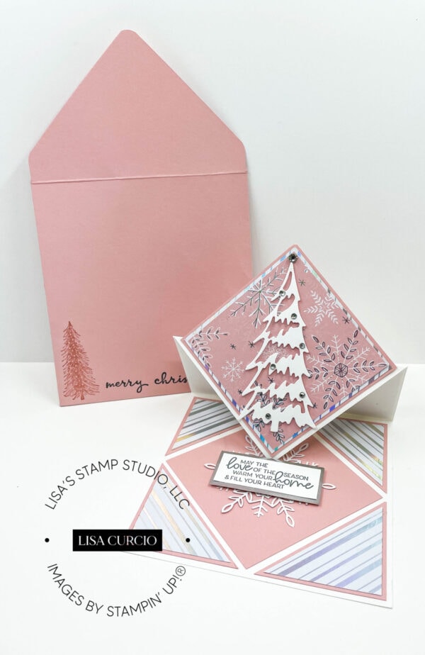 Make a Diamond Easel Fun Fold Card For Any Occasion with Lisa Curcio
