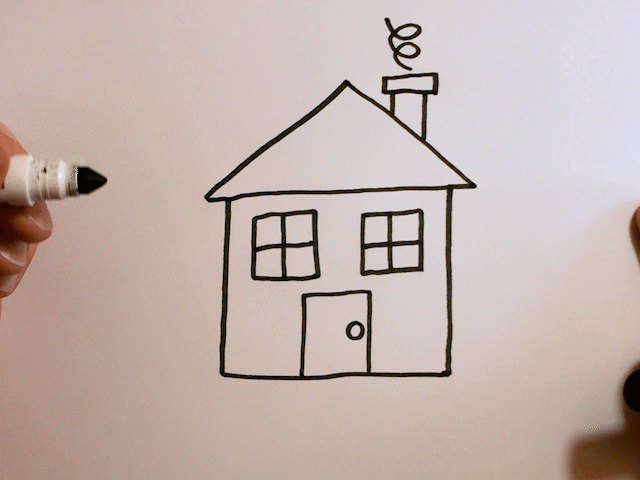basic house drawing