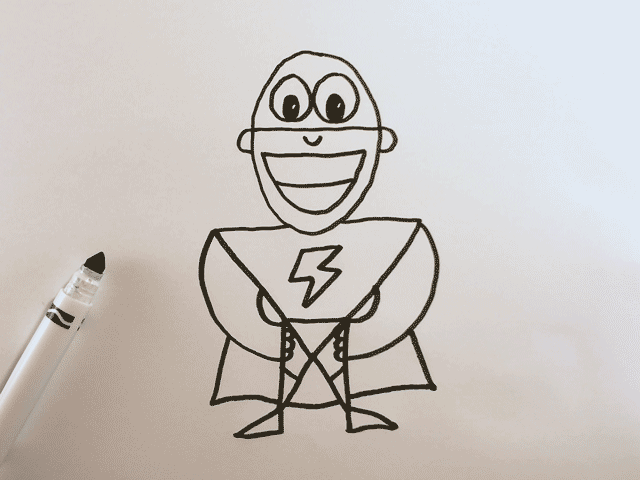 how to draw cartoon superheroes