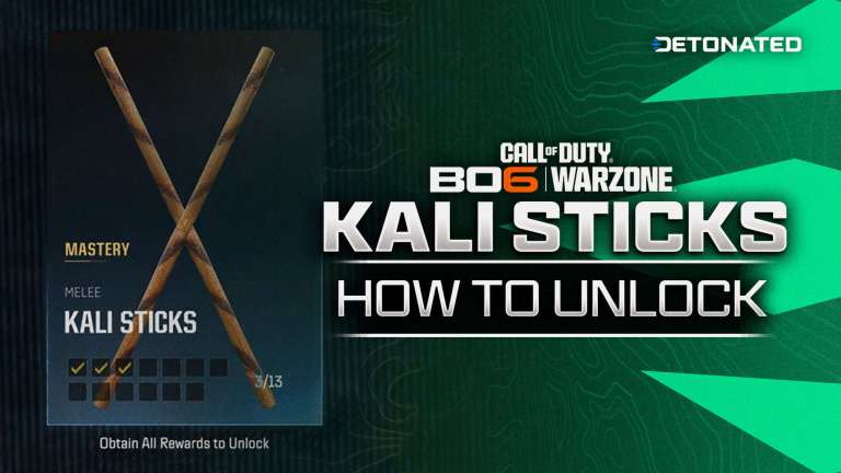 How to Unlock the Kali Sticks in Black Ops 6 Warzone Season 3 - Detonated