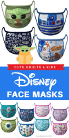 Cute Disney Face Masks For Adults and Kids