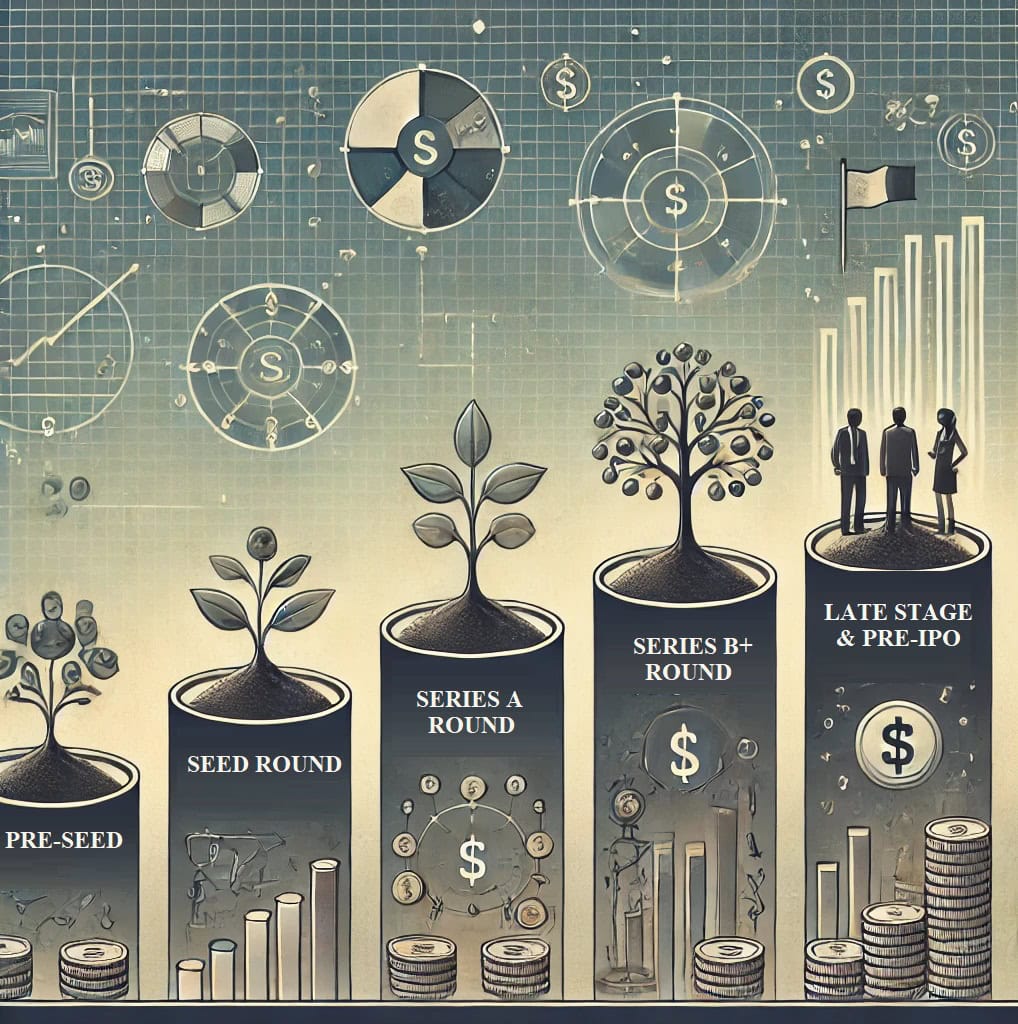 The 5 Stages Of Venture Capital And Startup Funding | Hubtas