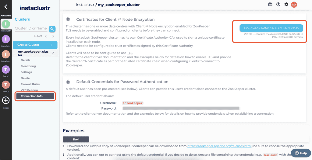 Connect to Apache ZooKeeper Using Command Line - Instaclustr Connect to Apache ZooKeeper Using Command Line - Instaclustr