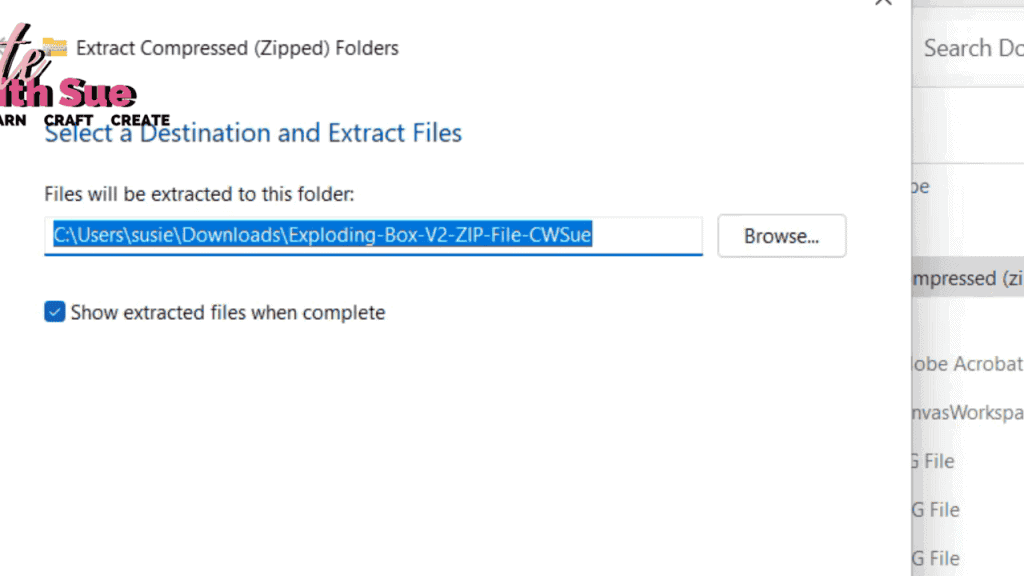 Create With Sue Resource Library - How to Access it - Create With Sue