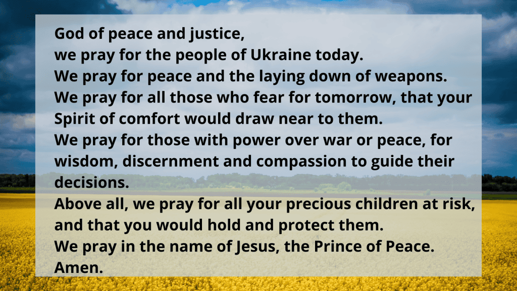 Supporting Ukraine - St Michael's Church