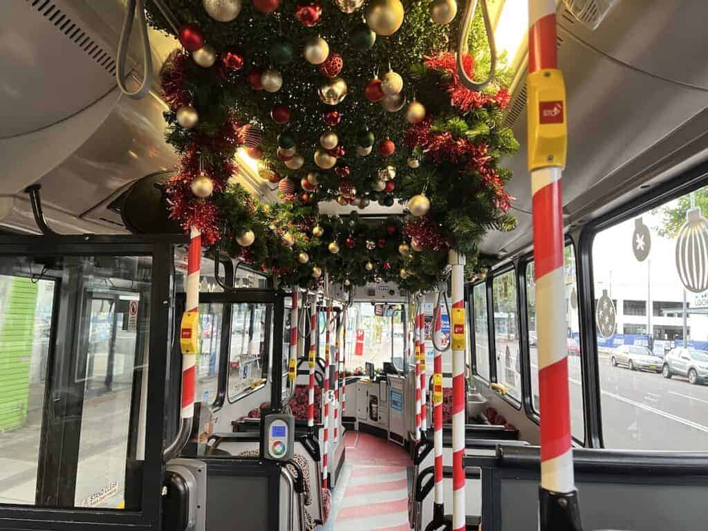 Jump On Board the Christmas Bus or Light Rail Reindeers - Newy with Kids
