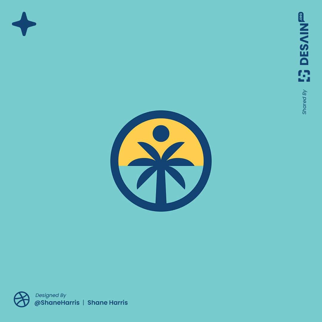 55 Palm Tree Logo Concepts You’ll Love | DESAIN.ORG