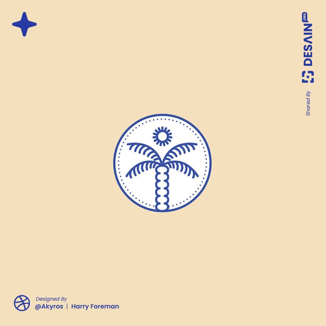 55 Palm Tree Logo Concepts You’ll Love | DESAIN.ORG