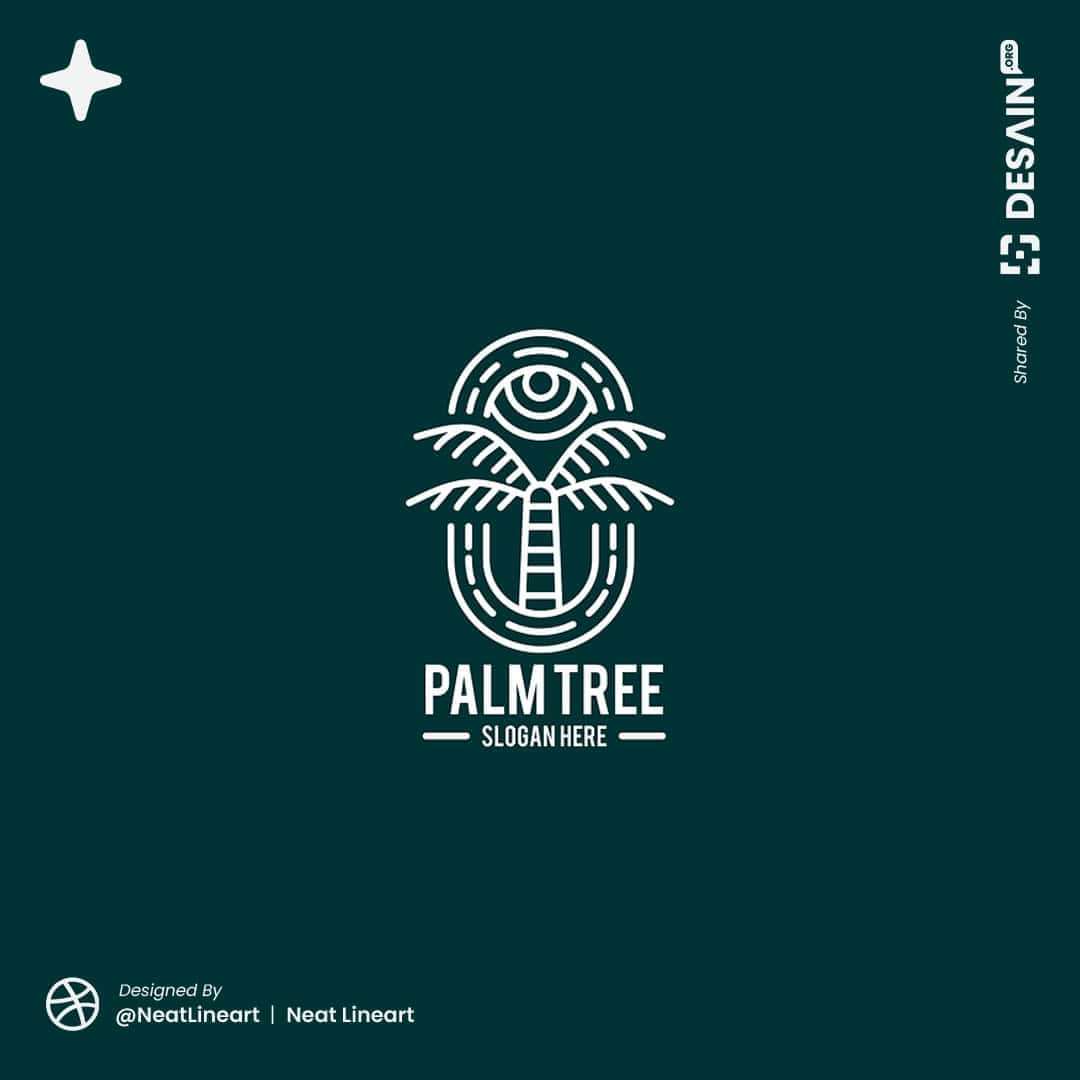55 Palm Tree Logo Concepts You’ll Love | DESAIN.ORG