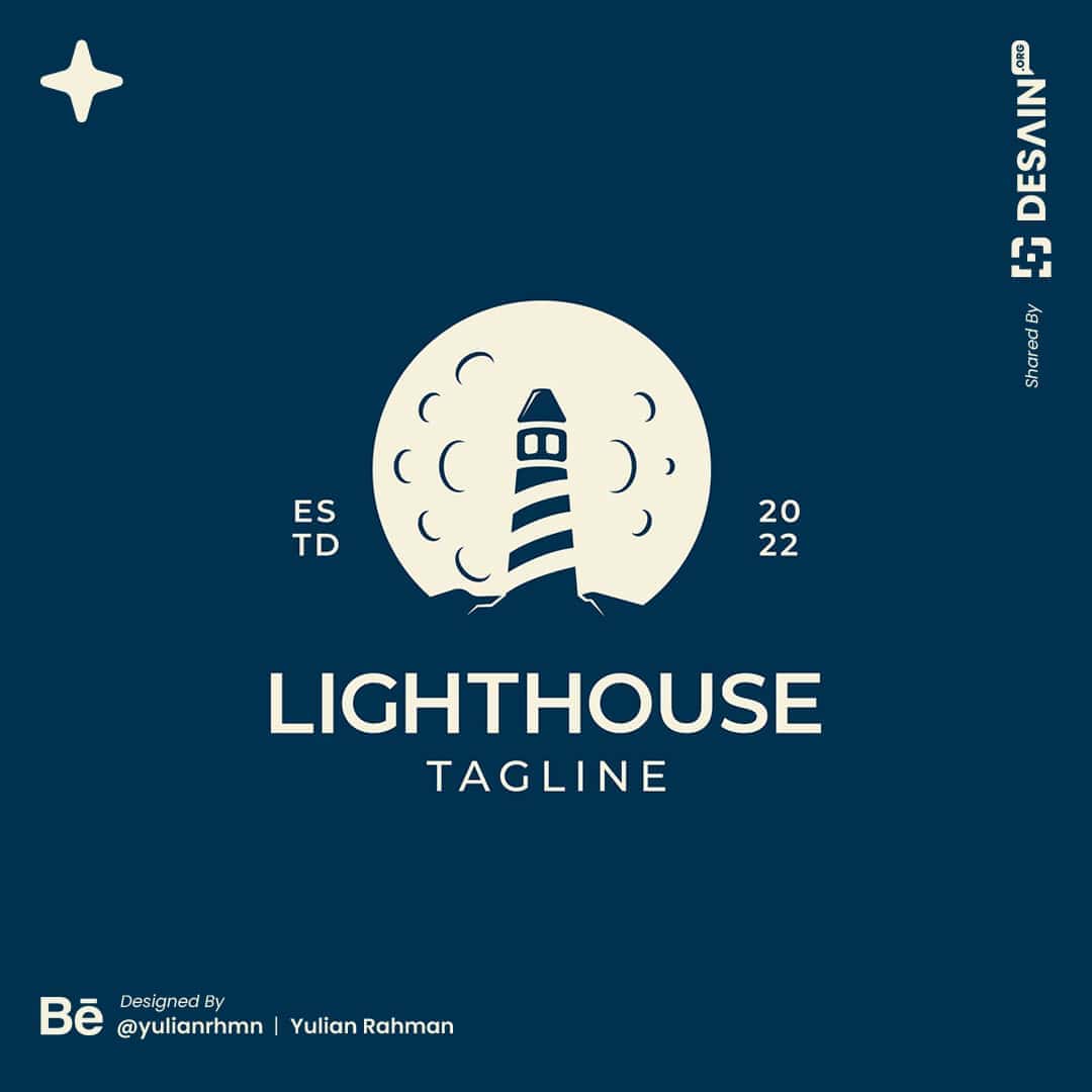 50 Best Lighthouse Logo Designs You Should Check Out: Vol. 1 | DESAIN.ORG