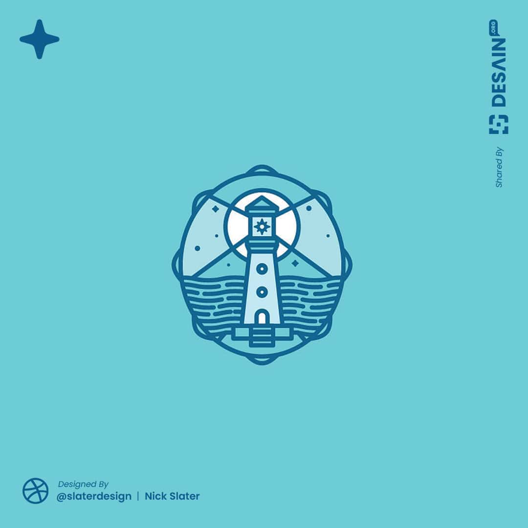 50 Best Lighthouse Logo Designs You Should Check Out: Vol. 1 | DESAIN.ORG