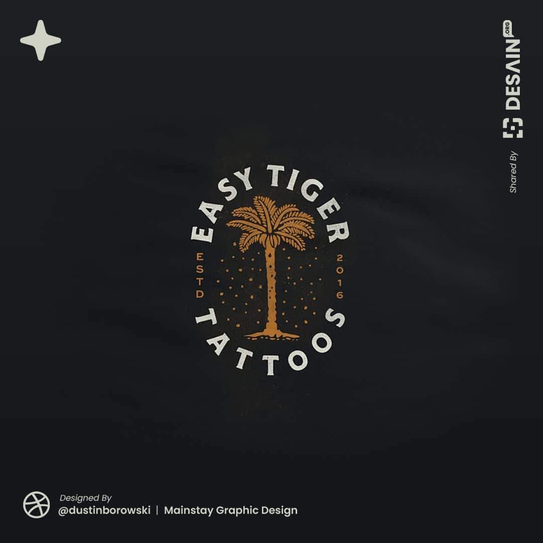 55 Palm Tree Logo Concepts You’ll Love | DESAIN.ORG