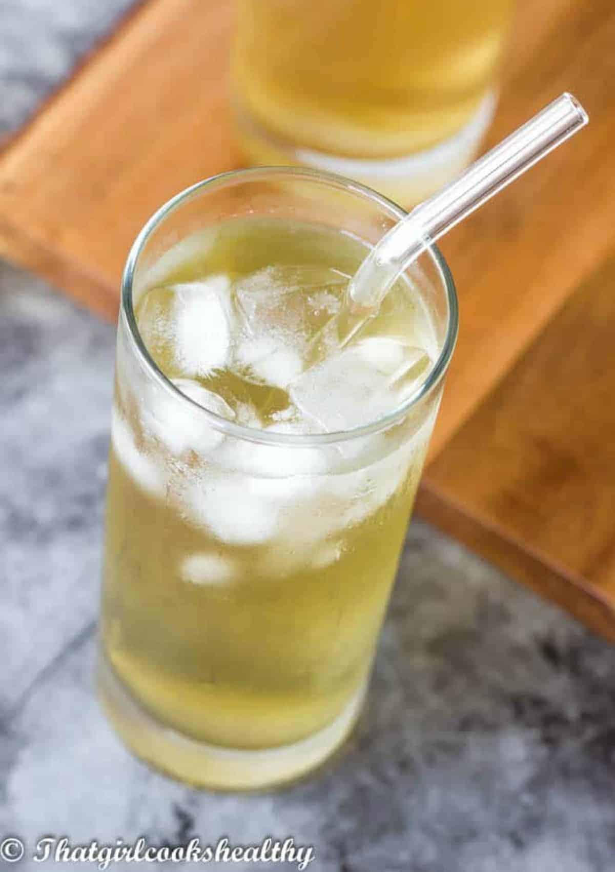 Iced Cerasee Tea (Cerassie Tea) - That Girl Cooks Healthy