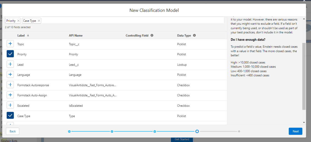 Einstein Case Classification: Automate Support