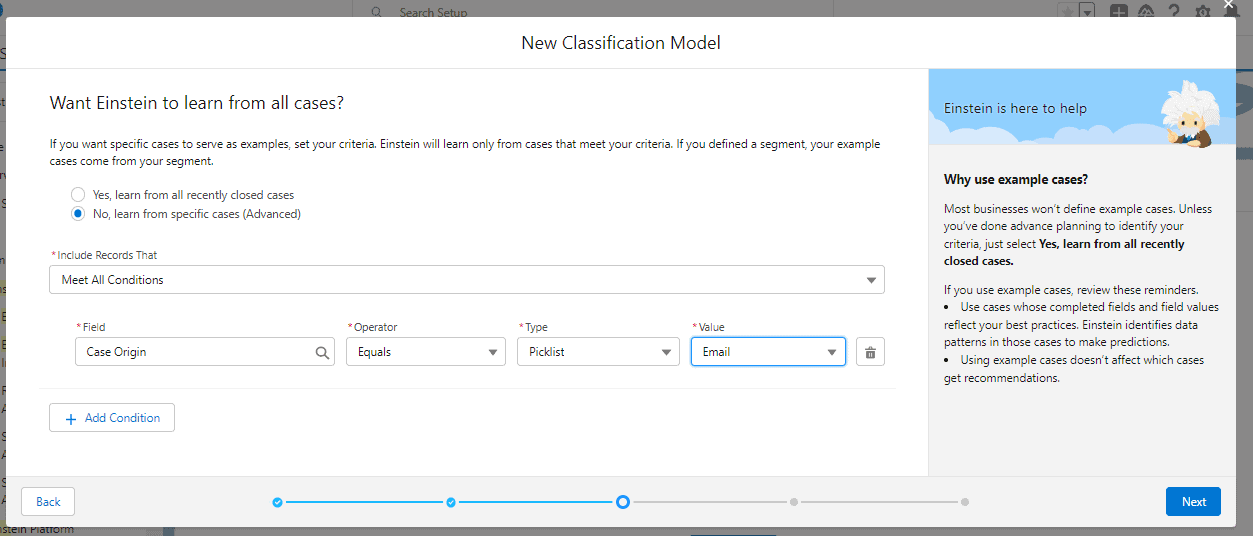 Einstein Case Classification: Automate Support