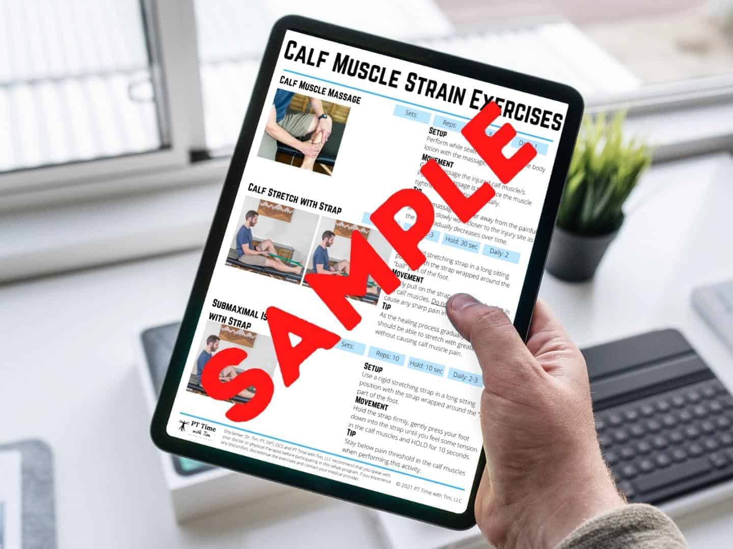 8 Recovery Exercises for a Strained Calf Muscle