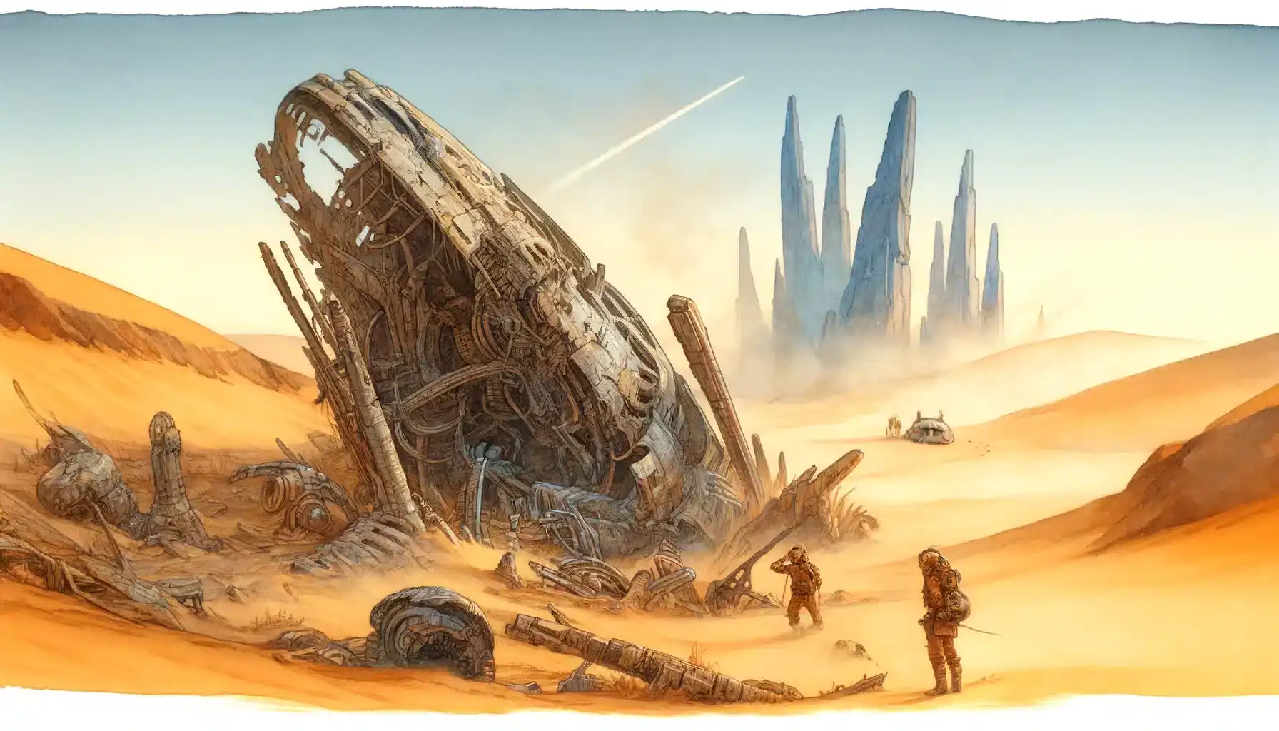 100 Sci-Fi Random Encounters: Alien Desert Environment