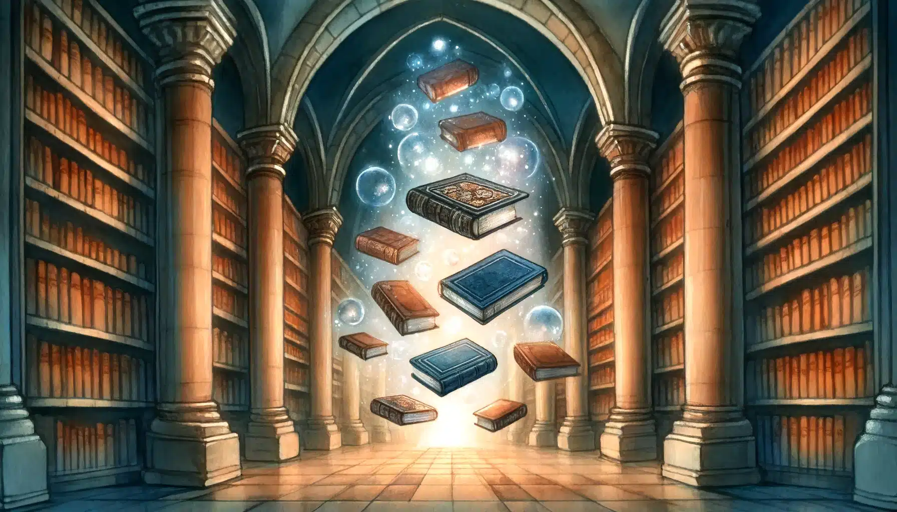 100 Urban Fantasy RPG Random Encounters: Magic Library