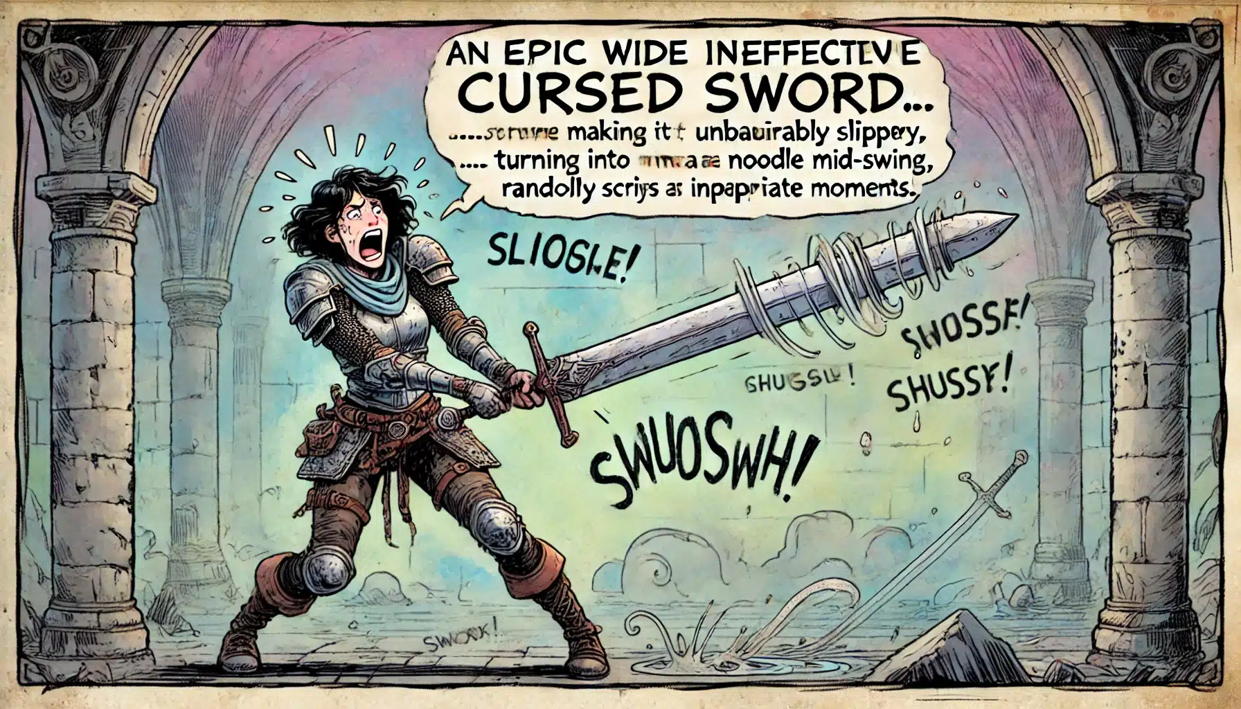 100 Cursed Swords with Hilariously Ineffective Curses