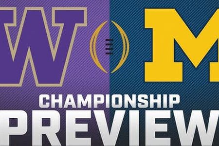 Washington Huskies vs. Michigan Wolverines: CFP National Championship January 8, 2024 NCAAF ...