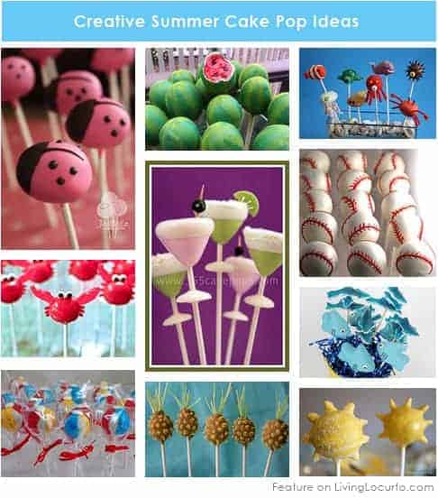 10 Creative Cake Pops for a Summer Party