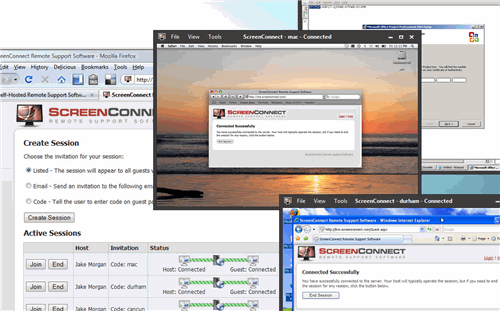 ScreenConnect - a self hosted Remote Support Software