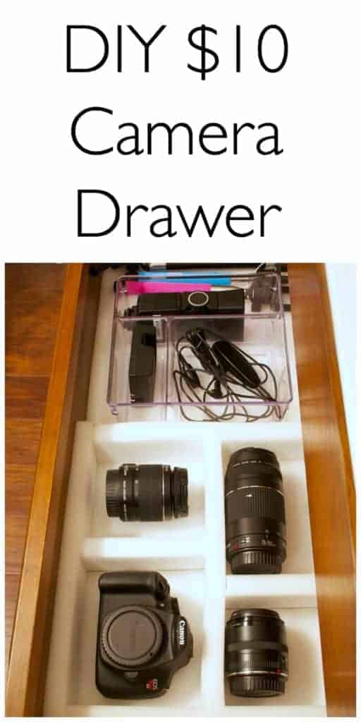 $10 Camera Drawer - The Striped House