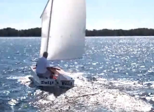 Balance Lugsail for Michael Storer's Oz Goose design - Really Simple Sails