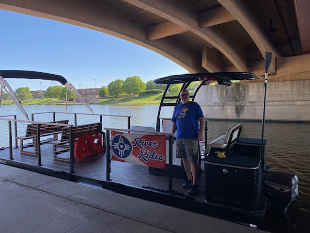 ICT River Rides: Boat on the Arkansas River