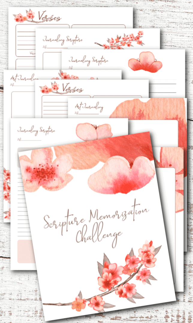 Scripture Memorization Challenge Printable Pack - A Little R & R