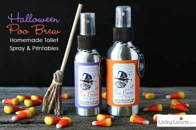 Halloween Poo Brew - Homemade Toilet Spray and Printables