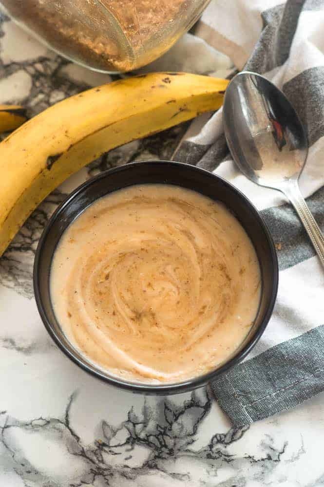 Yellow plantain porridge - That Girl Cooks Healthy