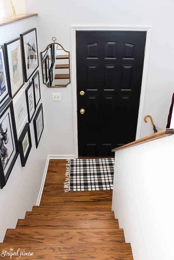 split entry wall ideas