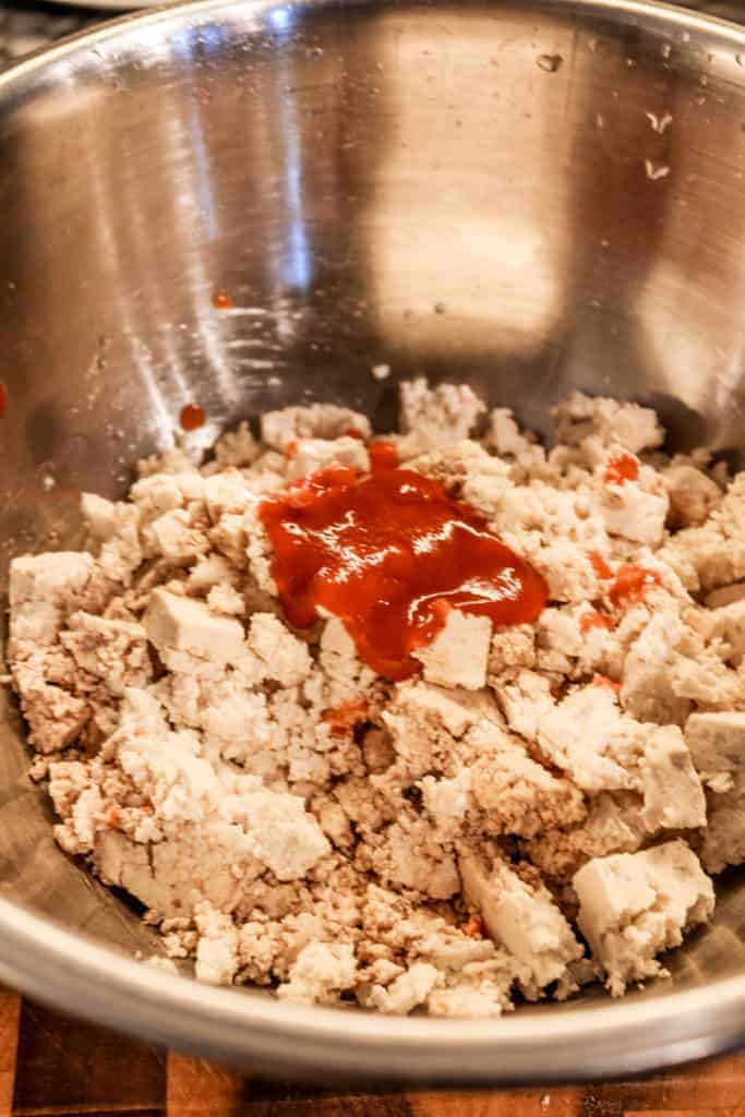 Mashed Butternut Squash with Crispy Tofu - SimpleFitVegan