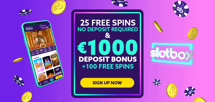 Slotbox Casino [register & login] 25 free spins exclusive bonus