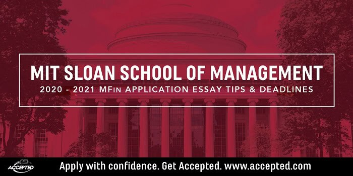 MIT Sloan Master of Finance Application Essay Questions, Tips ...