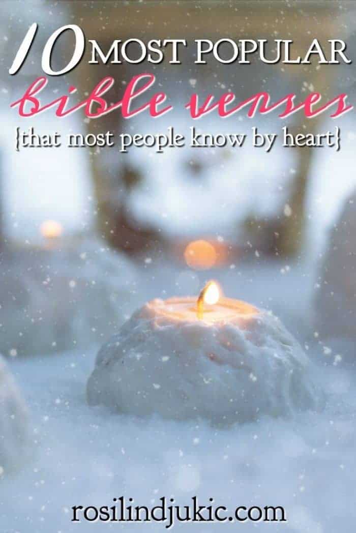 10 Most Popular Bible Verses - A Little R & R