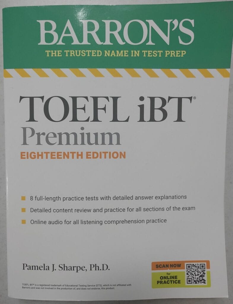 Barrons TOEFL: 18th Edition Now Available! | Test Resources