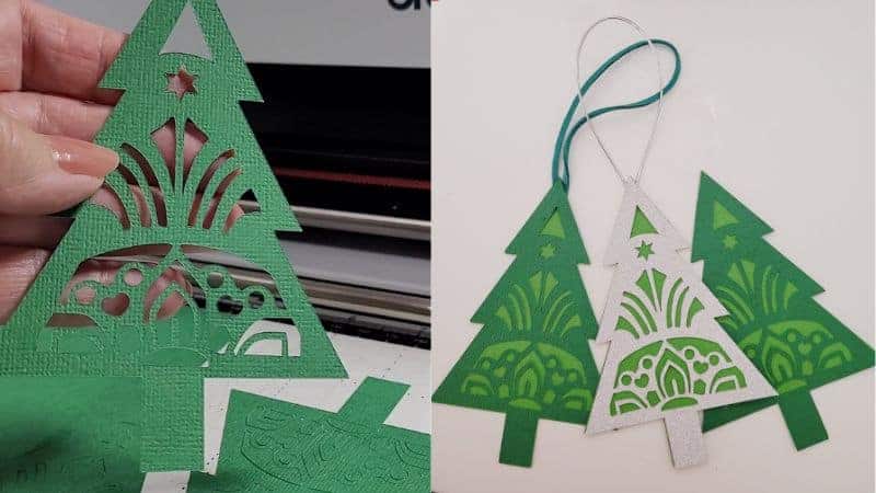 Christmas Tree Tag with your ScanNCut - Create With Sue