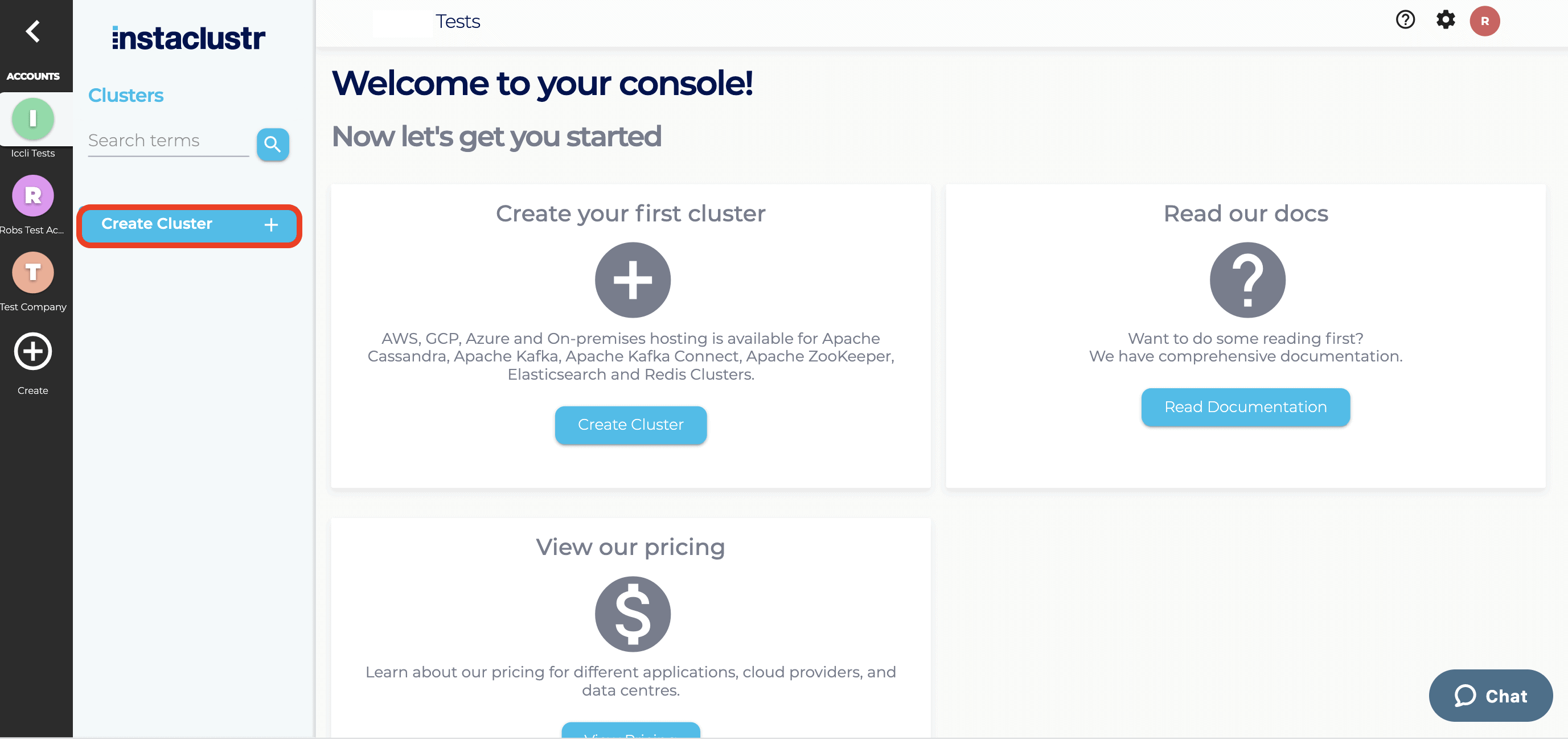 Creating an OpenSearch Cluster - Instaclustr